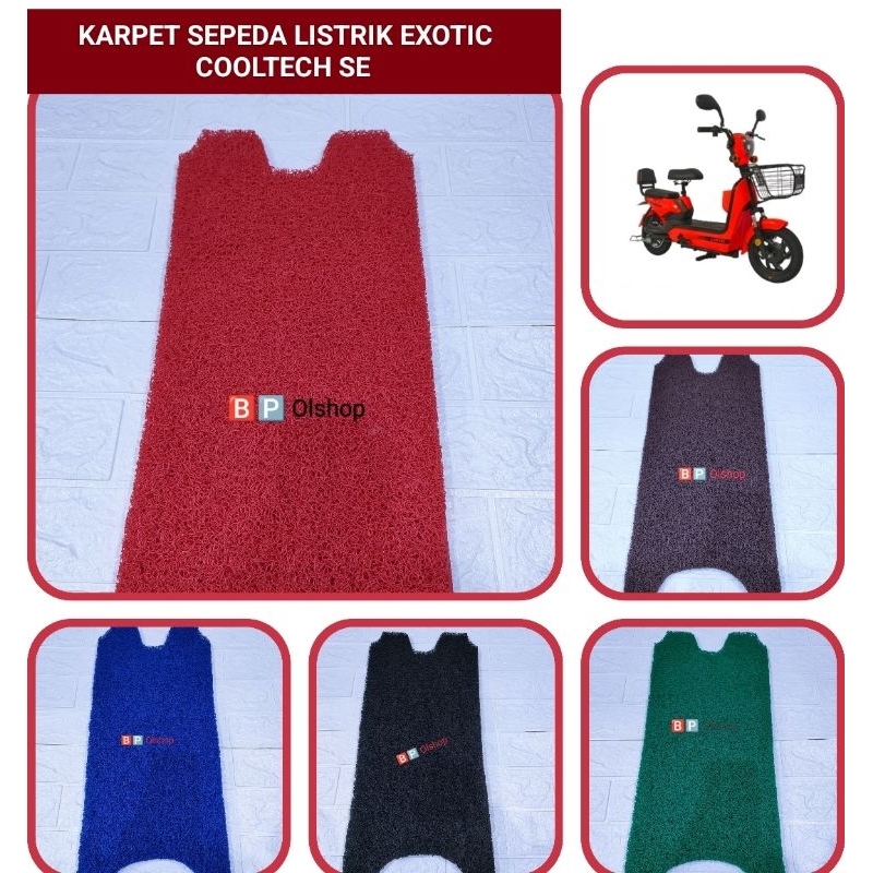 Jual Karpet Sepeda Motor Listrik Excotic Cooltech SE Karpet Pijakan ...