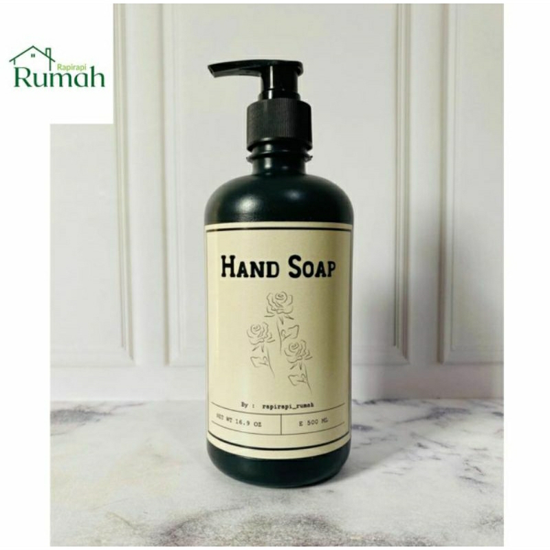 Jual Botol Sabun Isi Ulang Pump Hitam Vintage - Body Wash - Shampoo ...