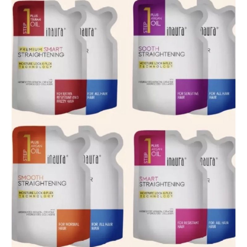 Jual Inaura smoothing Magia straight step 1 & step 2 130gr | Shopee ...