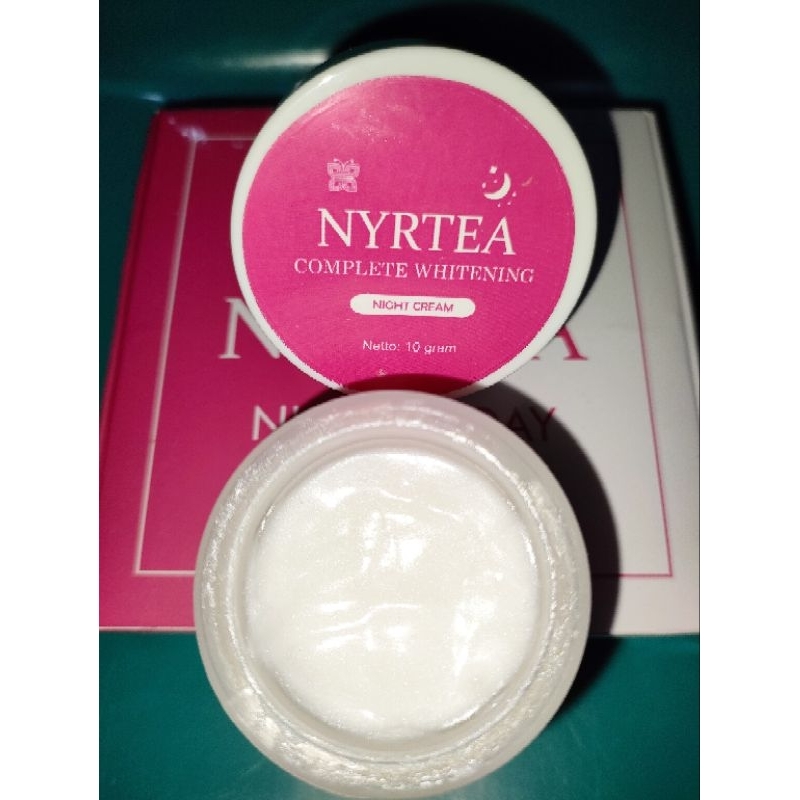 Jual NYRTEA COMPLETE WHITENING NIGHT CREAM 100% ORIGINAL | Shopee Indonesia
