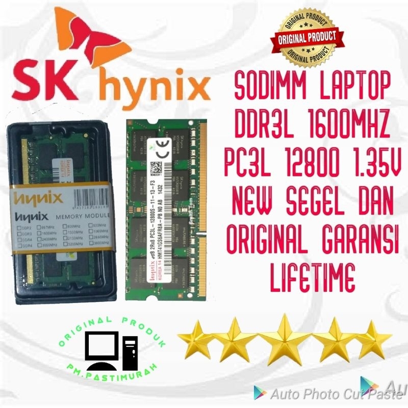 Jual RAM SODIMM DDR3L DDR4 2GB 4GB 8GB 16GB 1600MHZ 2400MHZ 2666MHZ 3200MHZ ORIGINAL SK HYNIX ...