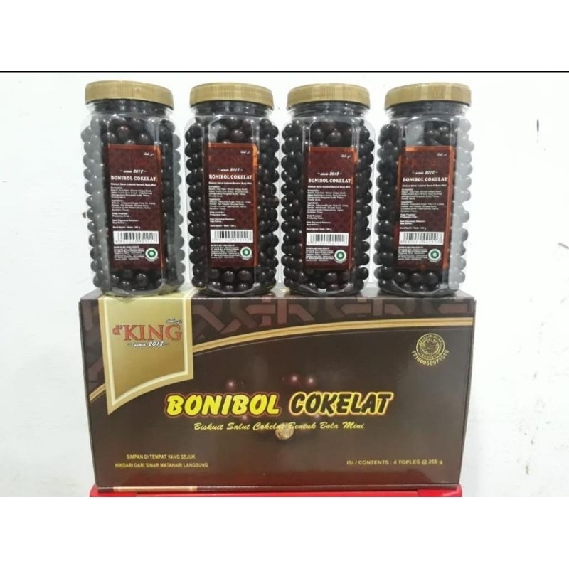 Jual BONIBOL COKELAT Biskuit Salut Coklat isi 4 Toples | BONIBOL 3 ...