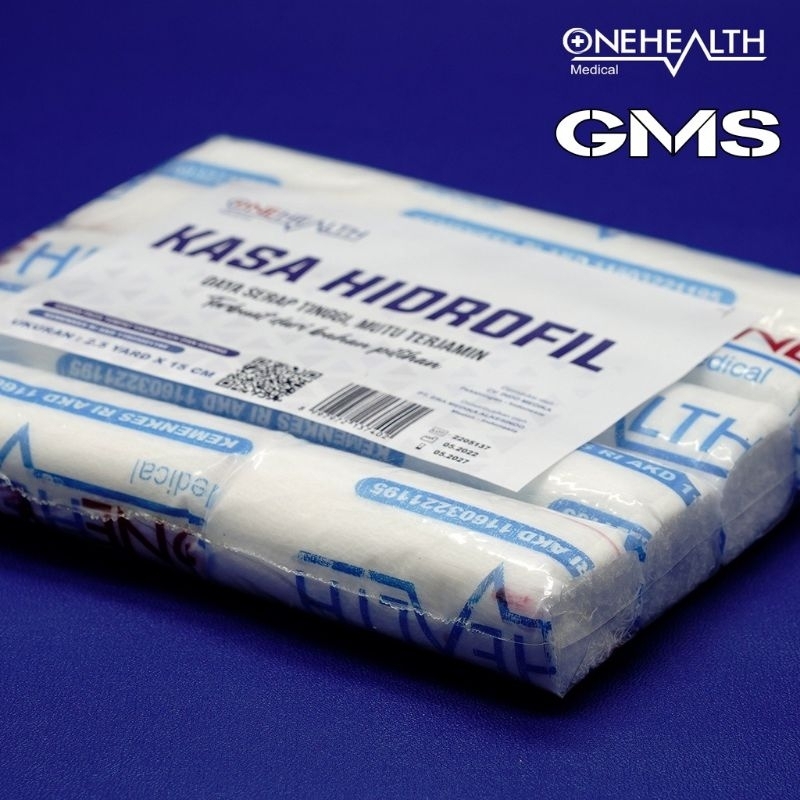 Jual Kasa Hidrofil 4 Yard x 5 cm Onehealth Per Pack / Kas gulung | Shopee Indonesia