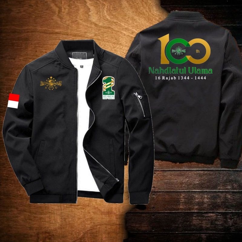 Jual jaket bomber NU 1 ABAD JAKET NAHDATUL ULAMA 100 TAHUN NU BAHAN ...