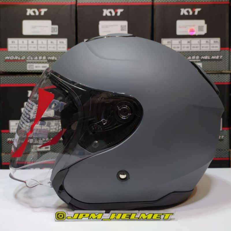 Jual kyt kyoto grey doff solid polos gorilla type r | Shopee Indonesia