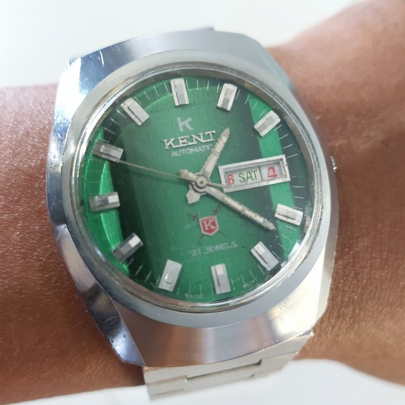 Jual jam tangan vintage KENT Automatic 21 jewels swiss | Shopee Indonesia