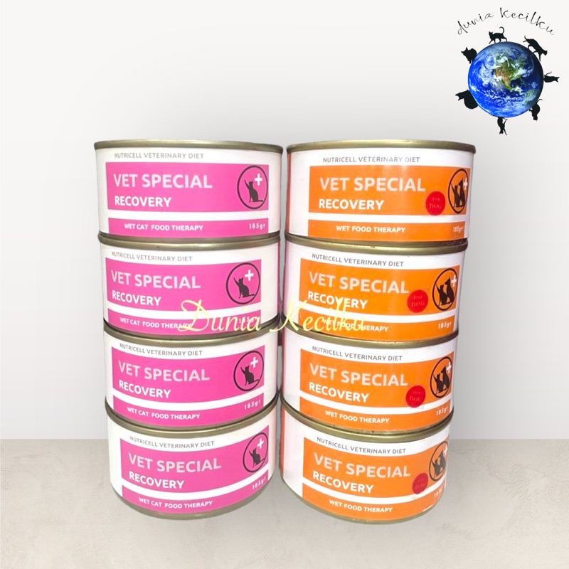 Jual Nutricell Vet Special Recovery For Cat & Dog Makanan Khusus Sakit ...