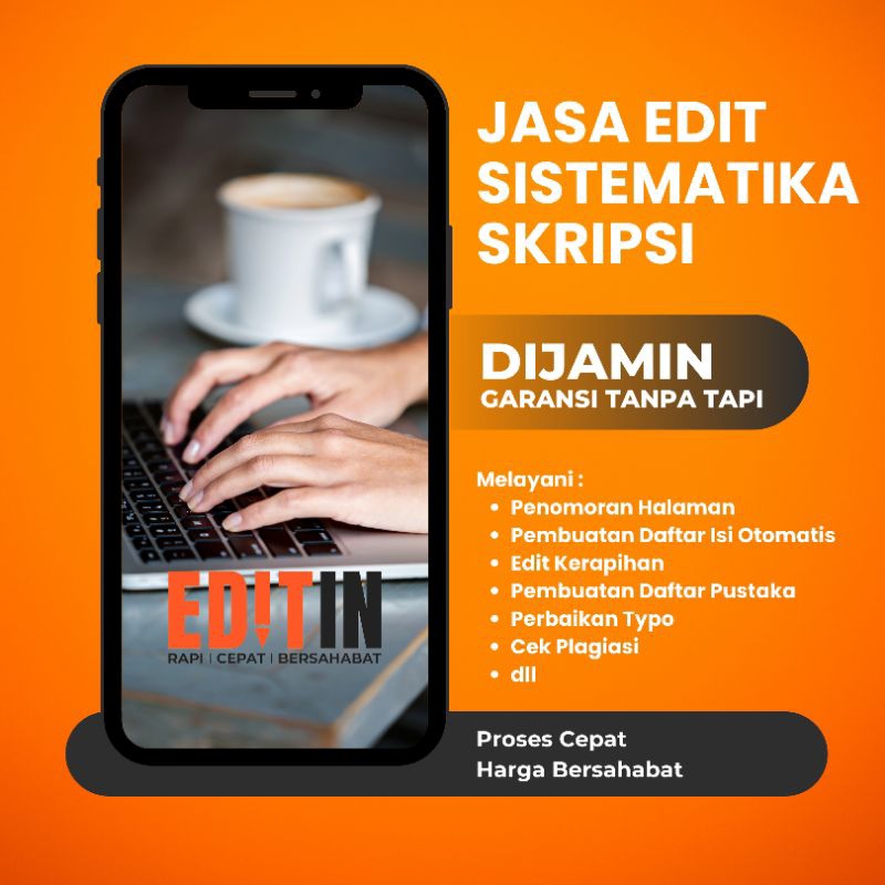Jual Edit Sistematika | Penomoran Halaman | Daftar Isi | Perbaikan Typo ...