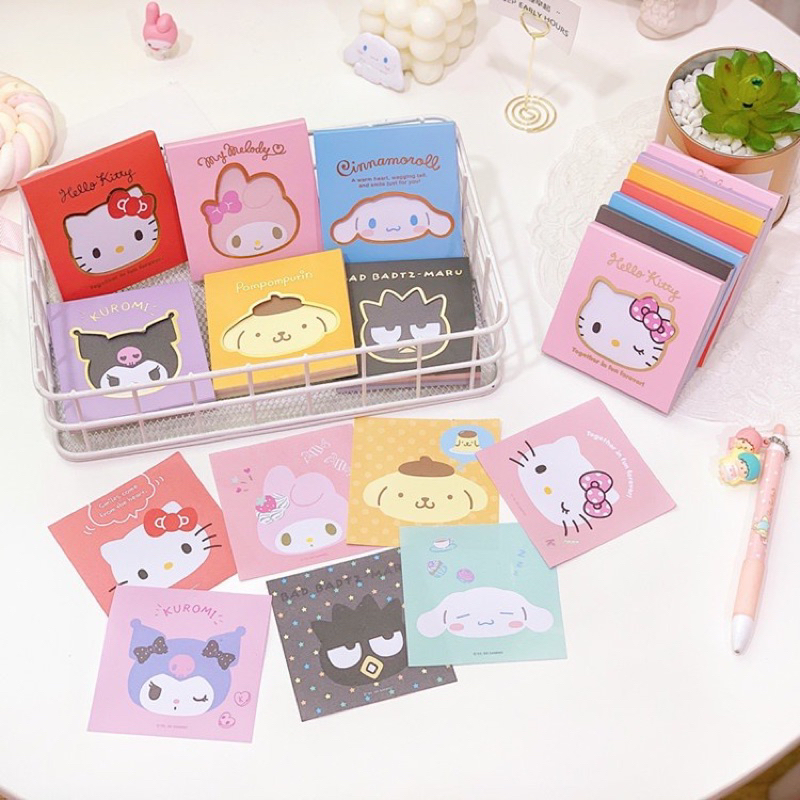 Jual sticky notes isi 80lembar motif sanrio kuromi melody lucu pembatas ...
