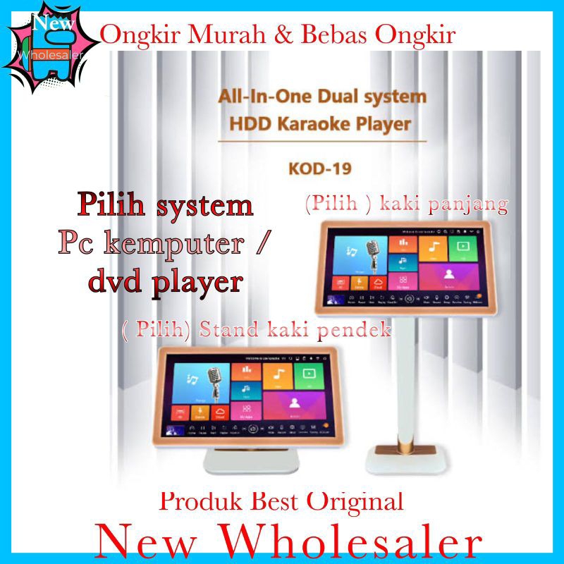 Jual Monitor Touch screen 19 inch karaoke Kjb layar sentuh geisler dan ...