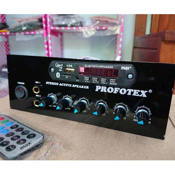 Jual rangkaian speaker aktif 150 Watt stereo subwoofer plus echo plus ...