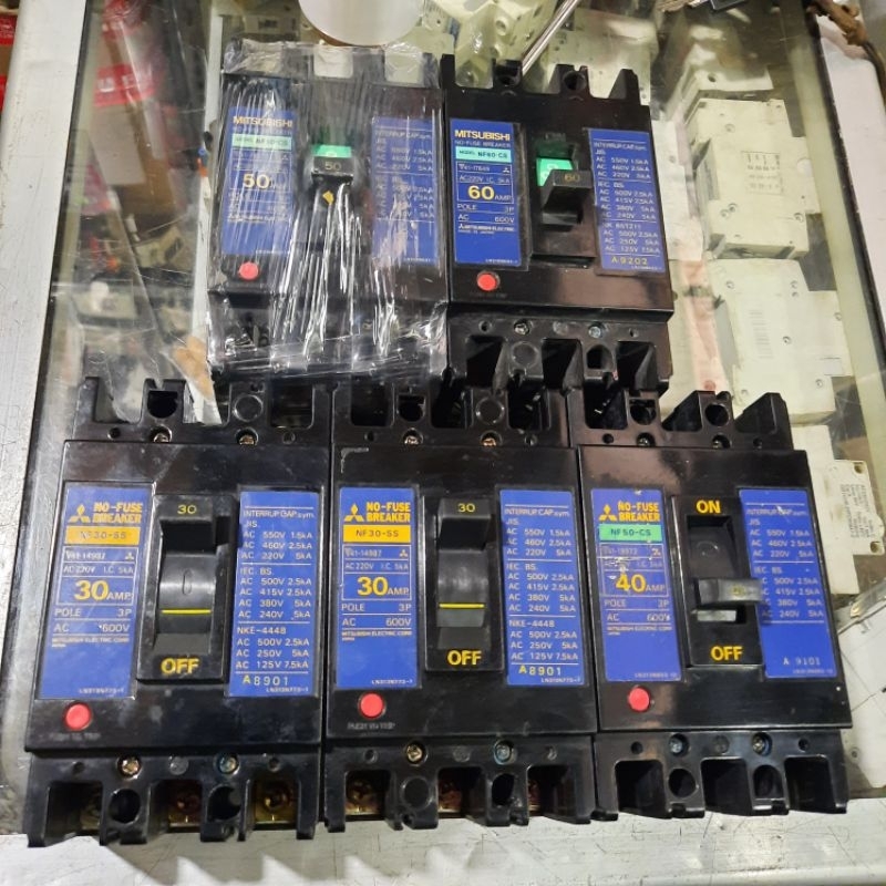 Jual mccb nfb breaker mitsubishi 15a 20a 30a 40a 50a 63a | Shopee Indonesia