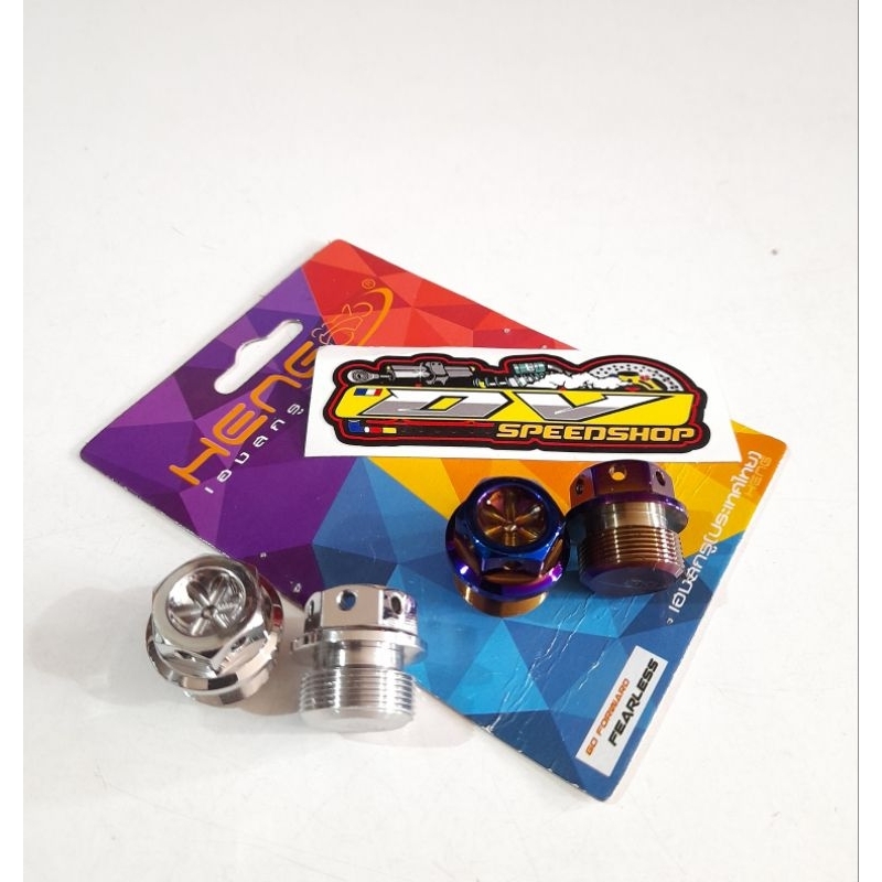 Jual baut tutup as shock depan raider 150 satria 150 stainless heng original thailand | Shopee ...