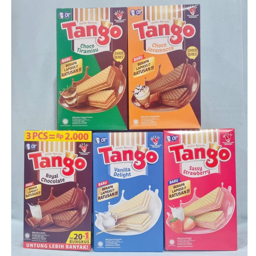 Jual Tango Royal Chocolate / Vanilla Delight / Choco Javamocca / Choco ...