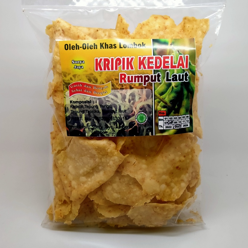 Jual Aneka Kripik Rumput Laut plastik 250 gr | Shopee Indonesia