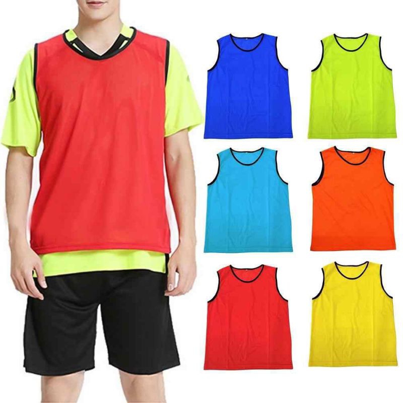 Jual Rompi futsal sepak bola latihan separing polos bisa custom warna ...