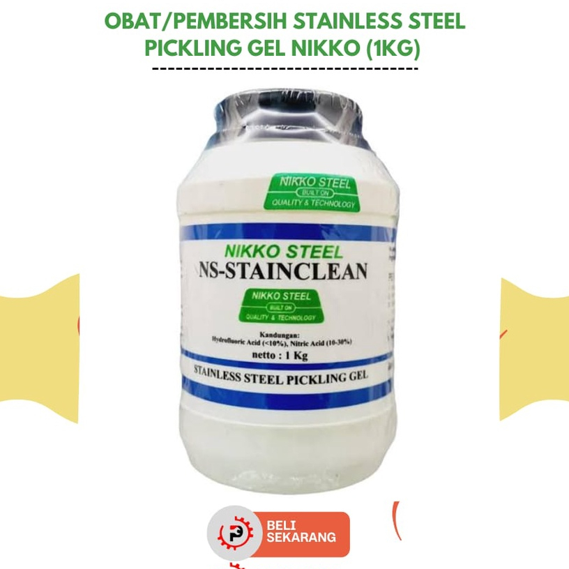 Jual OBAT STAINLESS STEEL PICKLING GEL NIKKO - NS-STAINCLEAN (1KG ...