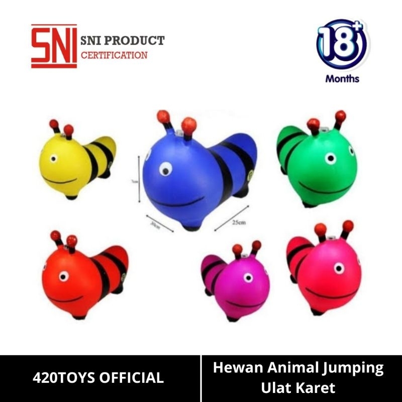 Jual 420TOYS - MAINAN ANIMAL JUMPING HEWAN ULAT MUSIC CQJ 04 | Shopee ...