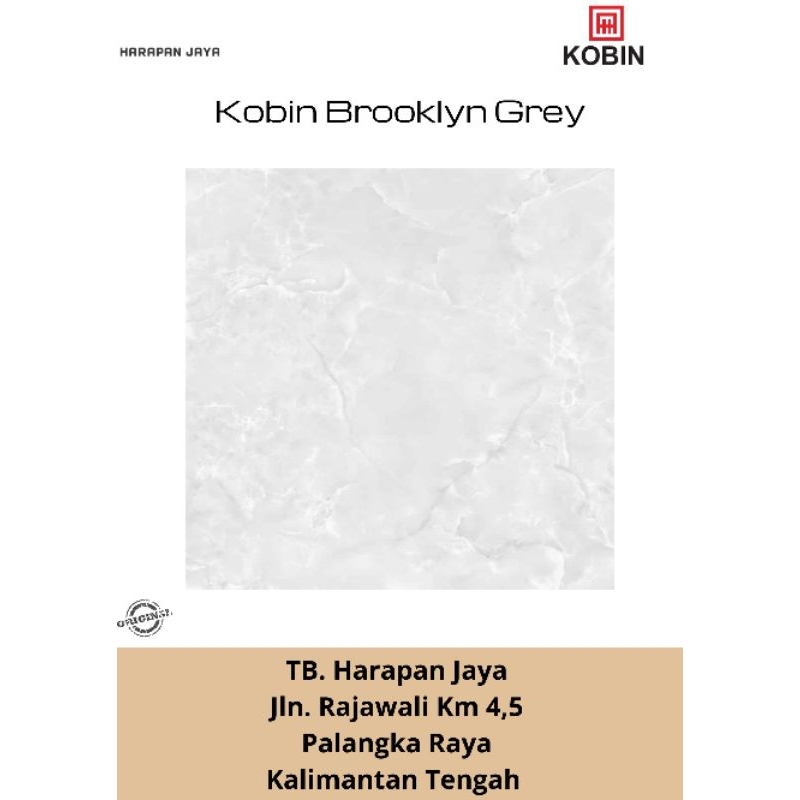 Jual Keramik Lantai Kobin Brooklyn Grey/Beigie 40x40 | Shopee Indonesia