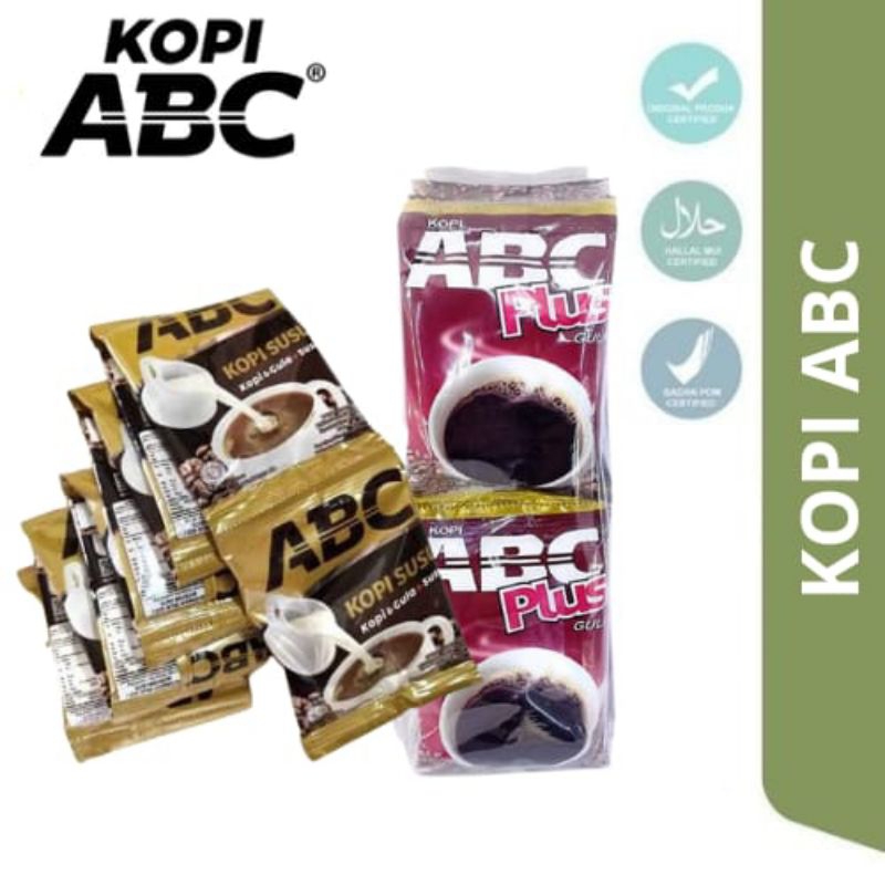 Jual KOPI ABCPlus Gula & ABC Kopi Susu - Kopi Sachet | Shopee Indonesia