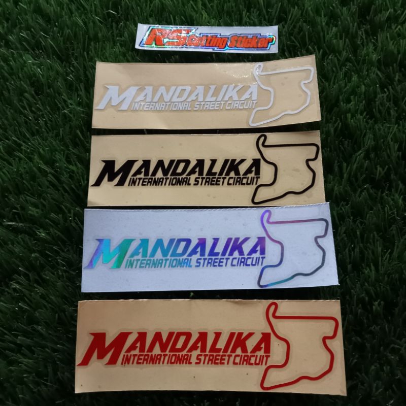 Jual STICKER MANDALIKA 15 X 5 STICKER CUTTING | Shopee Indonesia