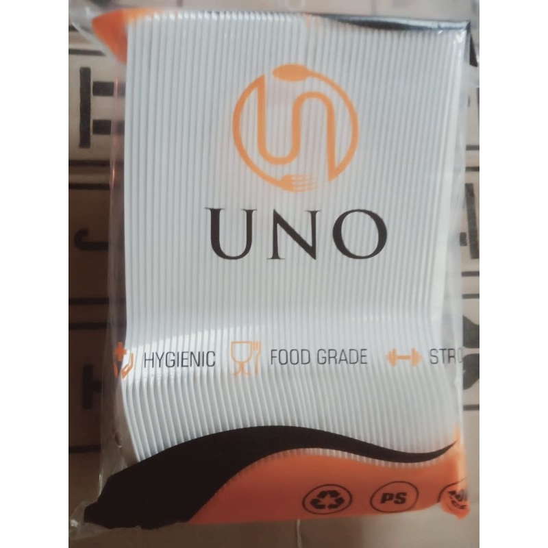Jual 100pcs sendok panjang putih susu uno | Shopee Indonesia