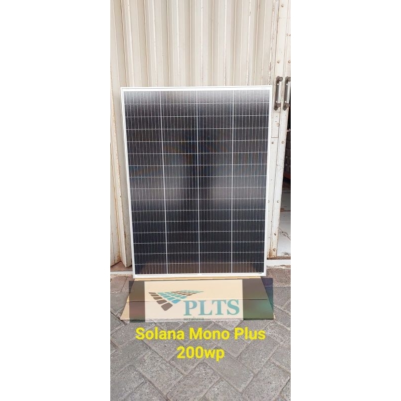 Jual Panel Surya 200wp Mono Solana new model PV | Shopee Indonesia