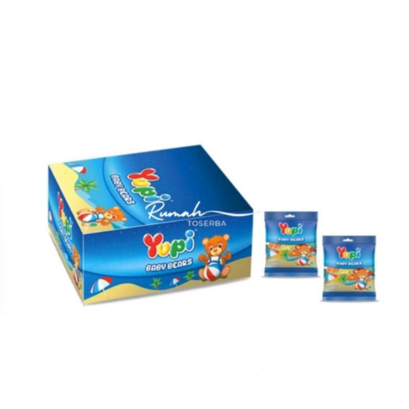 Jual Permen Yupi Baby Bears Gummy Candy Box Isi 24 pcs | Shopee Indonesia