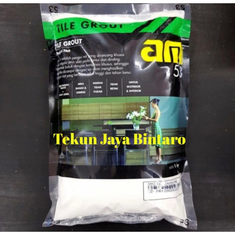 Jual NAT KERAMIK AM 53 (1 KG) / Semen Keramik Pengisi Nat AM53 / Tile ...