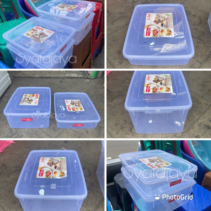 Jual Basic Home MEMBER Lion Star Box Kotak Penyimpanan Tempat Kue Donat / Donatsu Basic Home ...