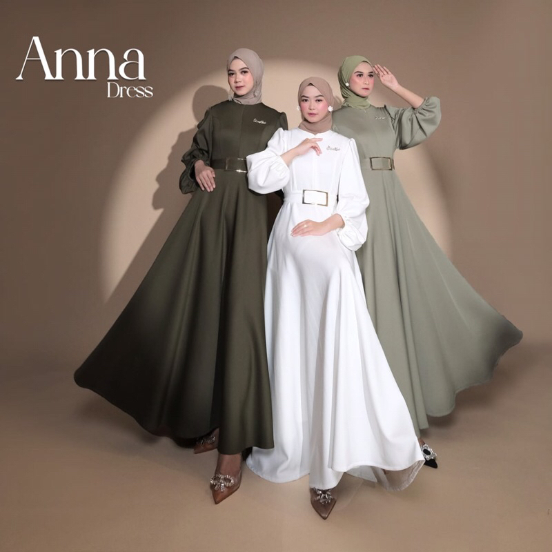 Jual ANNA DRESS Misskami | Dress pesta gamis muslim hijab kondangan ...