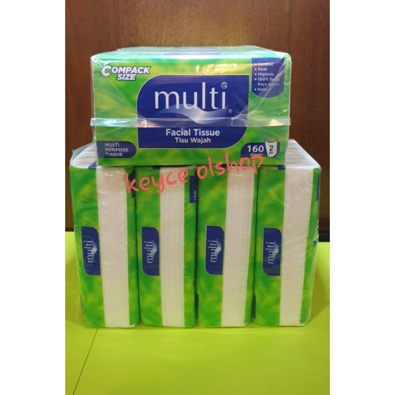 Jual Bundling 4 pack Tissue Facial Multi 160 Sheet 2 ply | Shopee Indonesia