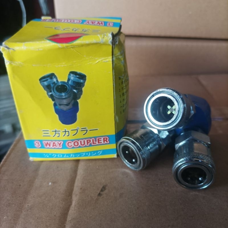 Jual coupler 3 WAY / 3 cabang 1/4 inch | Shopee Indonesia
