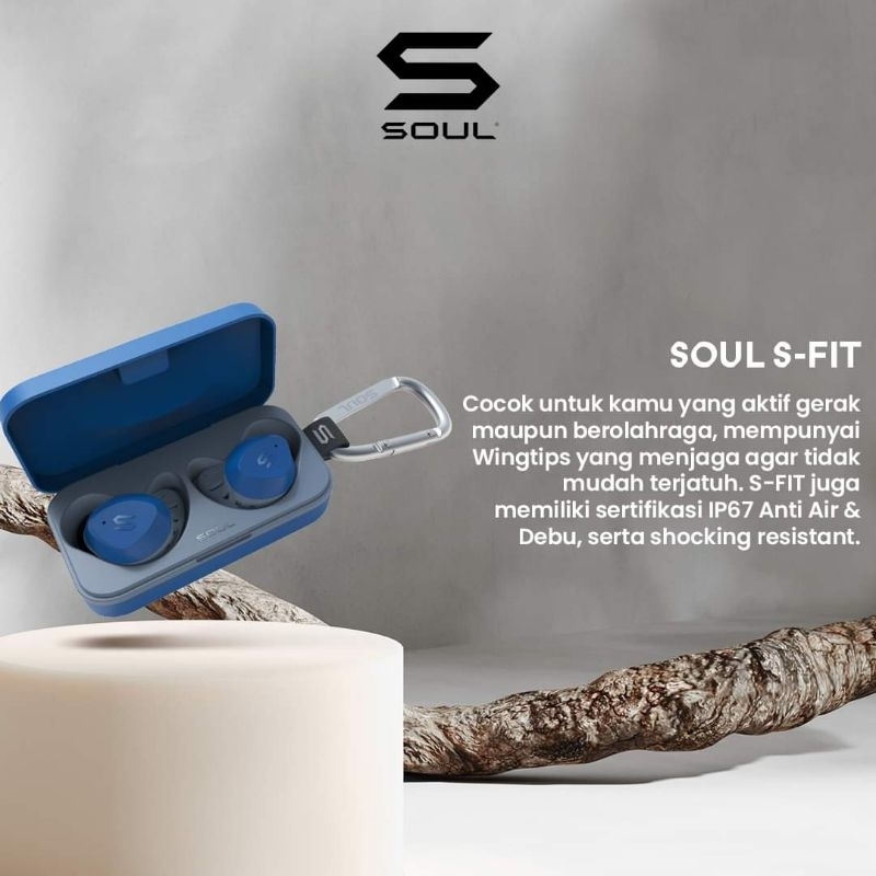 Jual SOUL S-FIT Earphone WaterProof Sport TWS True Wireless Earphones ...