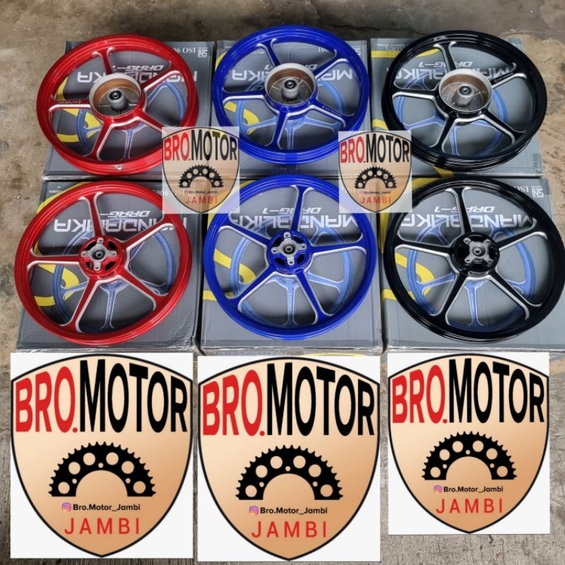 Jual velg palang 5 power mandalika copy enkei jupiter z1 , jupiter z ...