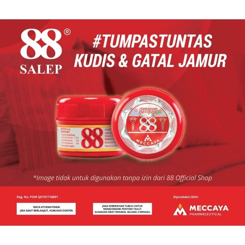Jual SALEP 88 6g /Salep Gatal Jamur dan SCabies / Salep kulit gatal ...