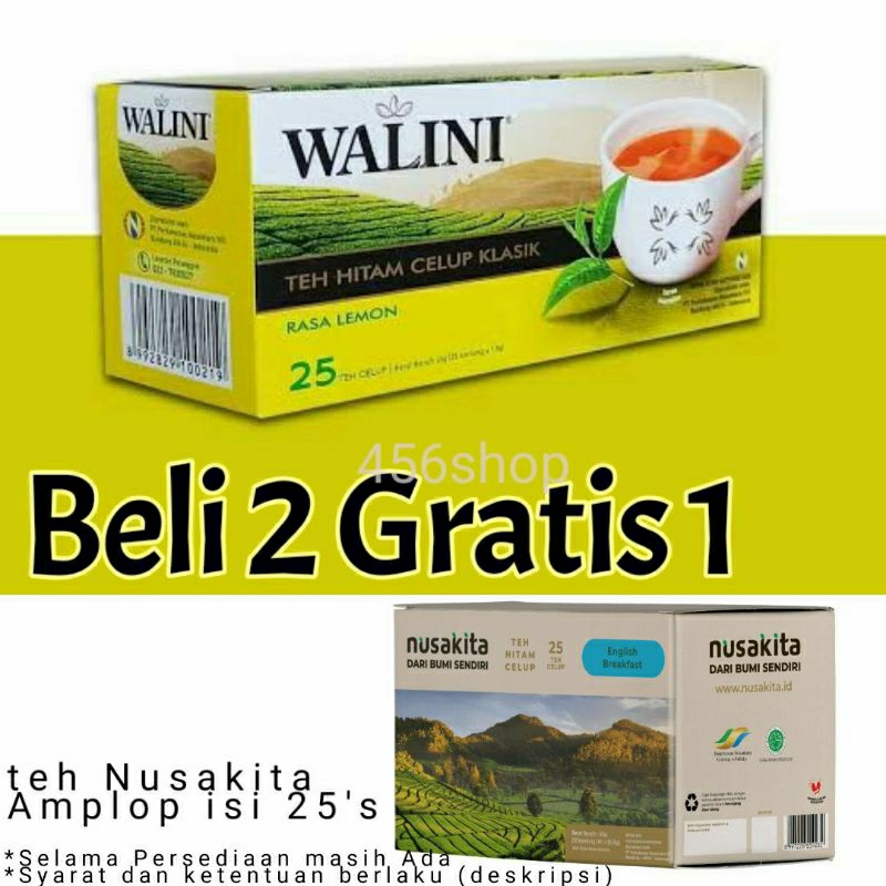 Jual Teh Walini Rasa Lemon 25's | Shopee Indonesia