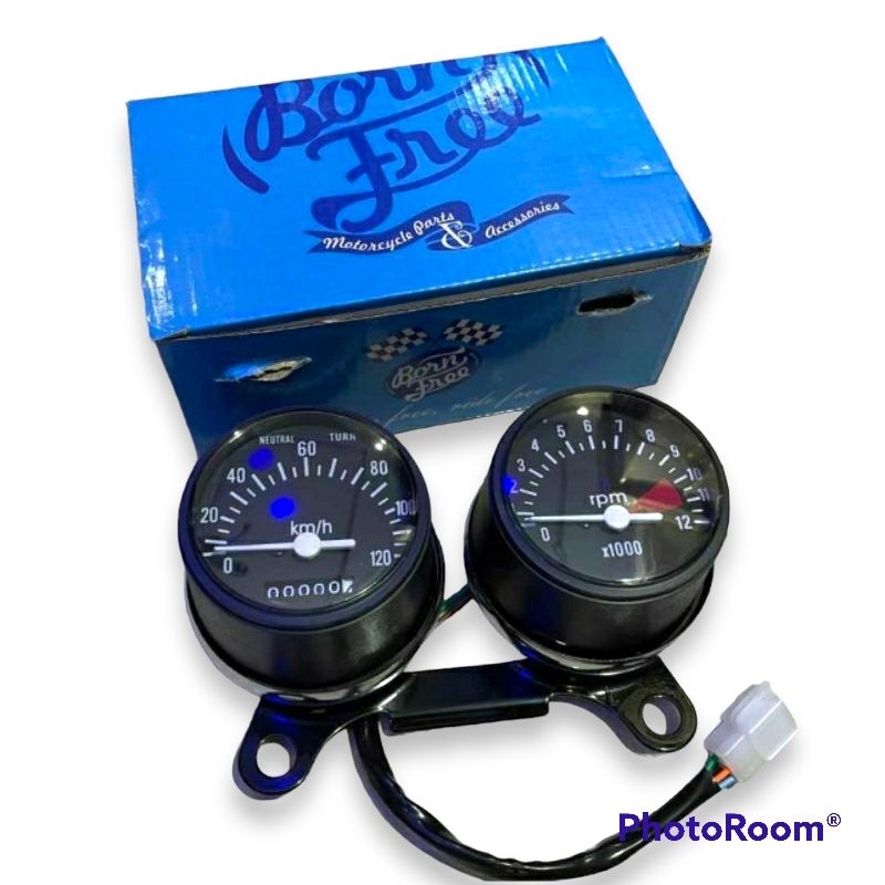 Jual Speedometer digital spido kilometer assy cb125 CB100 original import set breket glatik ...