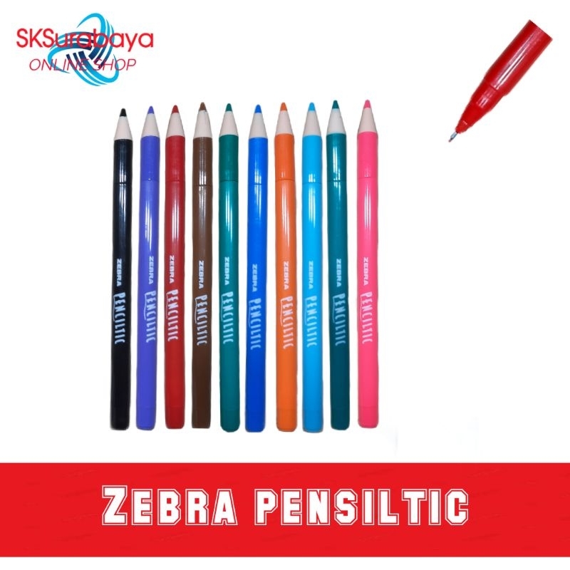 Jual Zebra Penciltic 0.4mm aneka warna made in japan | Shopee Indonesia