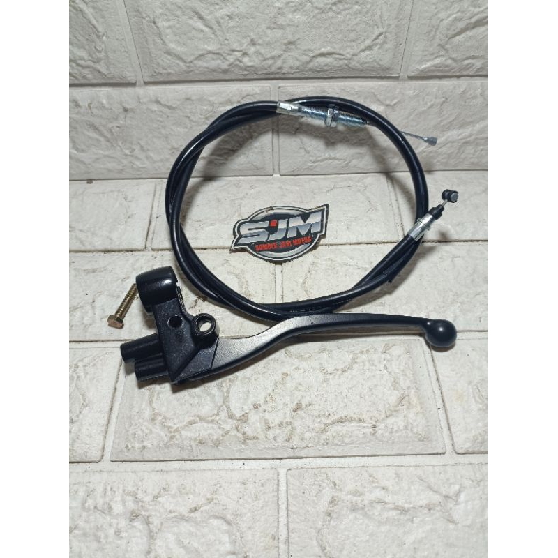 Jual Dudukan dan handel handle tuas kopling honda supra xx SET | Shopee ...