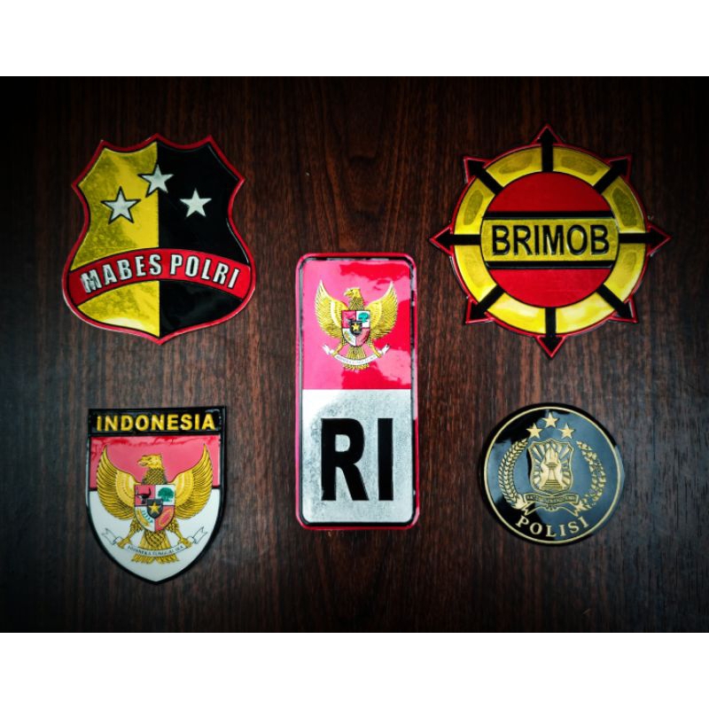 Jual Stiker Timbul Indonesia Brimob Mabes Polri Polisi Ri | Shopee ...