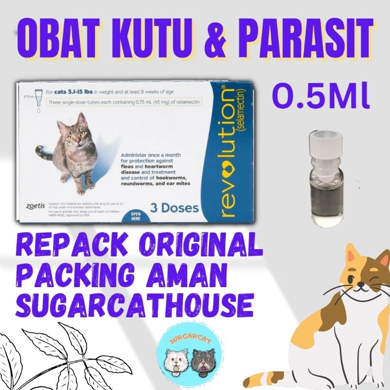 Jual OBAT KUTU KUCING REVOLUTION|REVOLUTION CAT REPACK|OBAT SCABIES ...