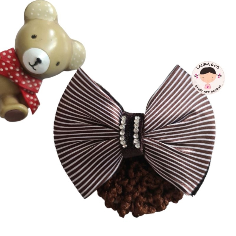 Jual Jepit Pita Harnet / Cepol Rambut Polos / Hairnet Jaring Sanggul ...