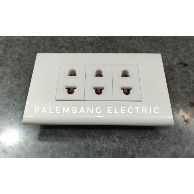 Jual ib saklar triple stop panasonic tipe baru WEHJ 6803 W | Shopee ...