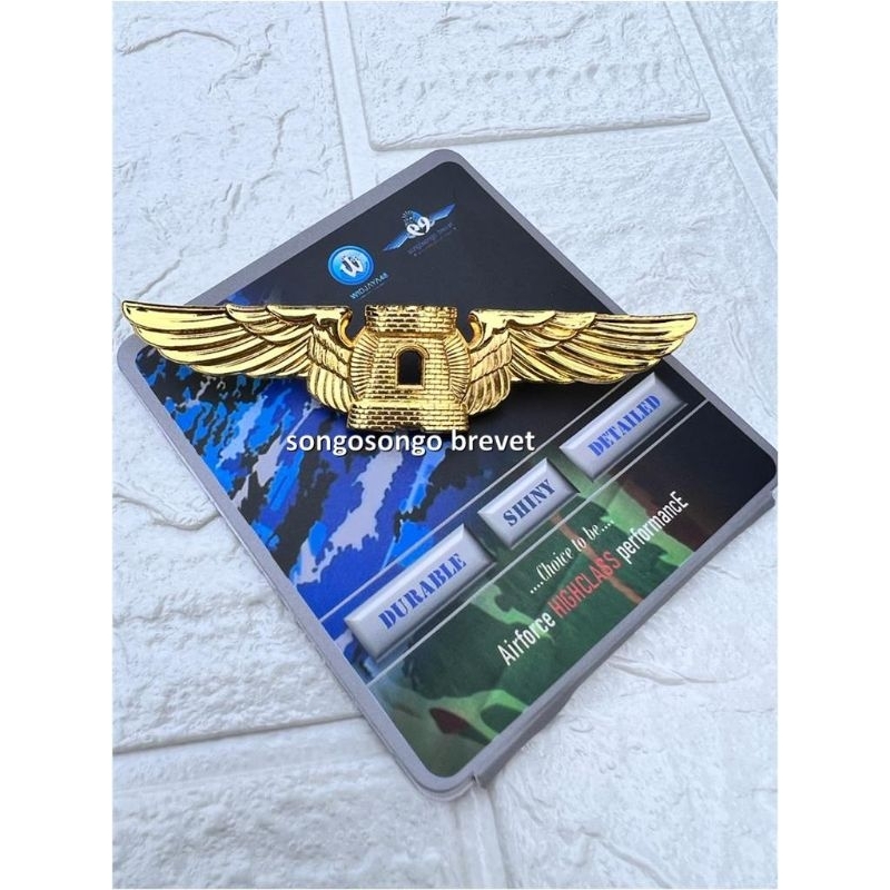 Jual Brevet TNI AU, Wing Faskon | Shopee Indonesia