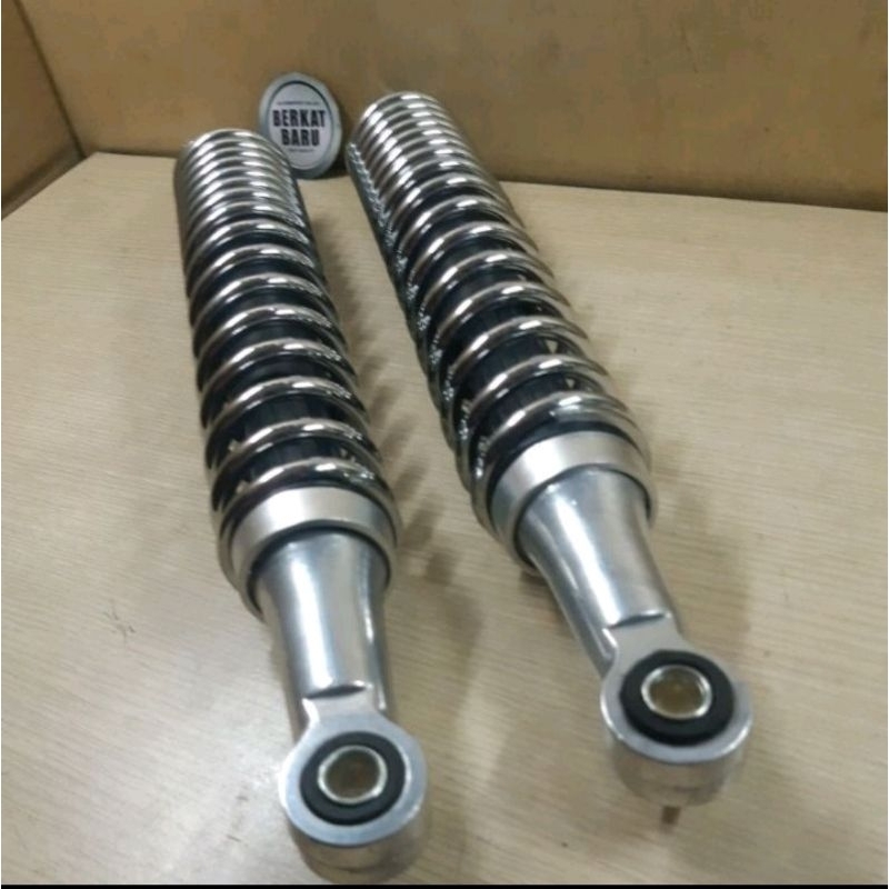 Jual Shock Skok Shockbreaker Belakang Yamaha DT100 DT100X Krome Crome 340MM | Shopee Indonesia