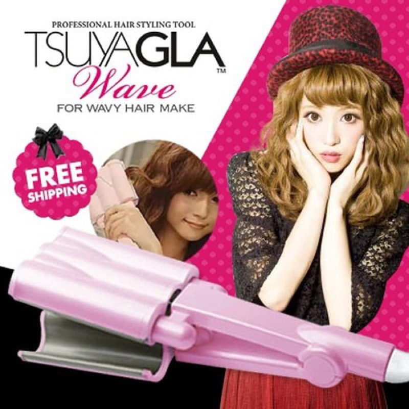 Jual Catokan Rambut Klintong Professional Tsuyagla Original Wave Mermaid Curl Function Catok ...