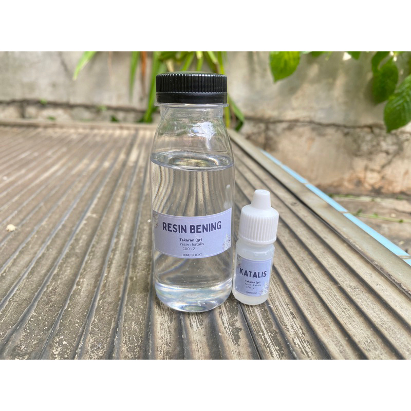 Jual [KHUSUS RESELLER] Resin Bening 100gr dan katalis 5gr | Resin ...