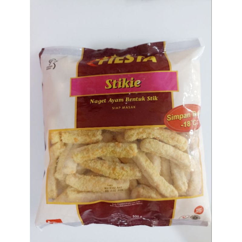 Jual Fiesta chicken nugget stick 500gr /naget ayam bentuk stik | Shopee ...