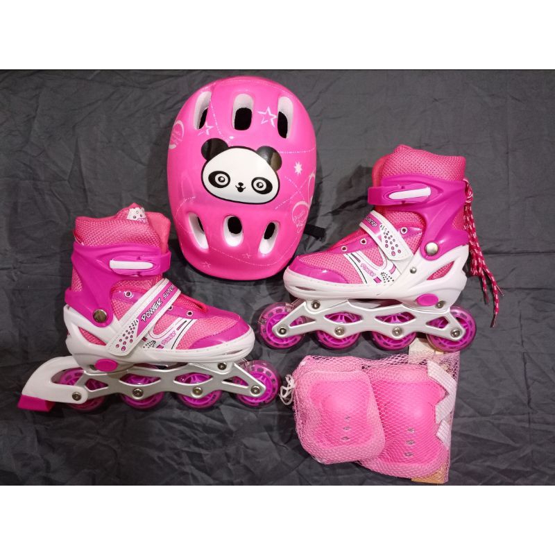 Jual New Sepatu Roda Anak Fullset Inline Skate / Sepatu Roda Anak Power ...